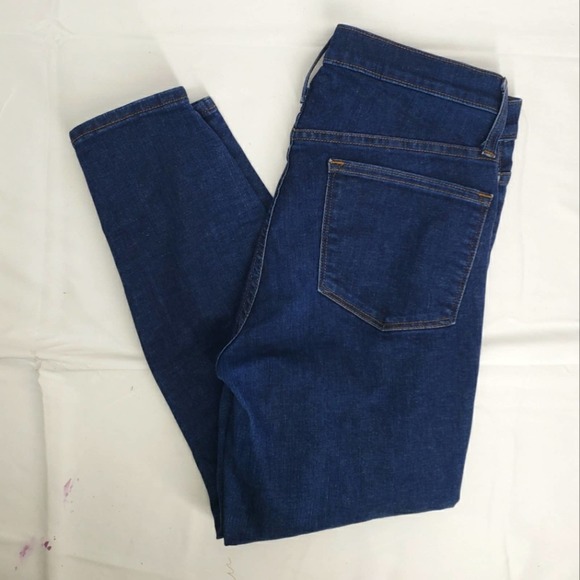J. Crew | Jeans | J Crew 9 High Rise Toothpick Dark Was Skinny Jeans 3p | Poshmark